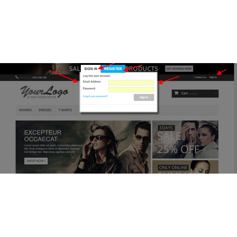Pop-up Social Login PrestaShop Module - Prestashop Modules and Services